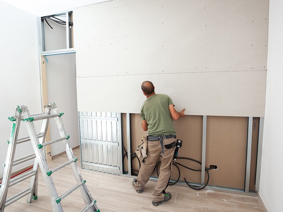 Gipskartonplatten verlegen und verschrauben - Primo24