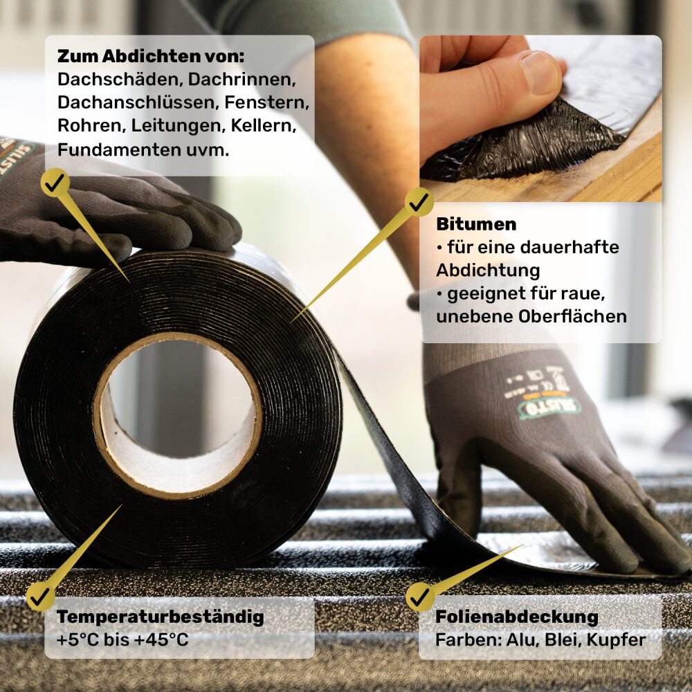 Bitumenband 50 mm x 10m Alu kaufen? – Primo24